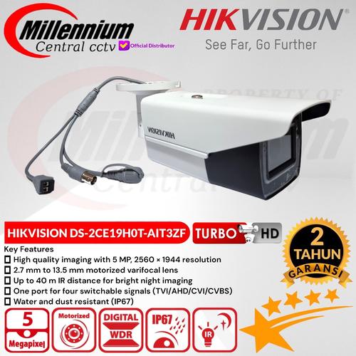 Promo HIKVISION DS-2CE19H0T-AIT3ZF 5MP Motorized Varifocal Outdoor Camera Cicil 0% 3x - Jakarta ...