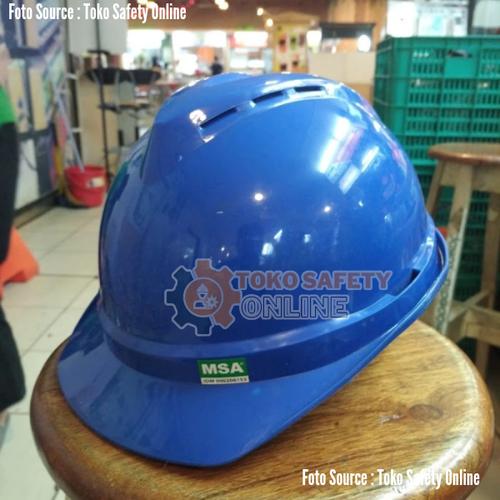 Jual Helm Safety Model Topi MSA Vented Standar SNI / Helm Safety MSA ...