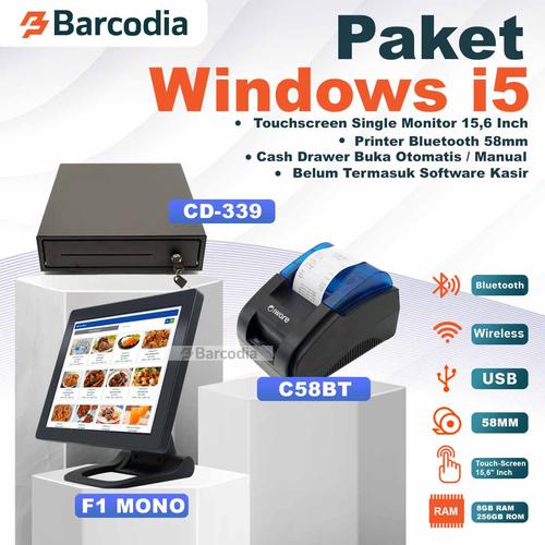Promo Paket POS Komputer Kasir All In One Iware F1 Mono Intel i5 8/256GB Cicil 0% 3x - Jakarta ...