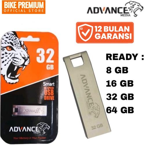 Jual Advance USB Flash Disk 8 16 32 64 GB Metallic Flashdisk full ...