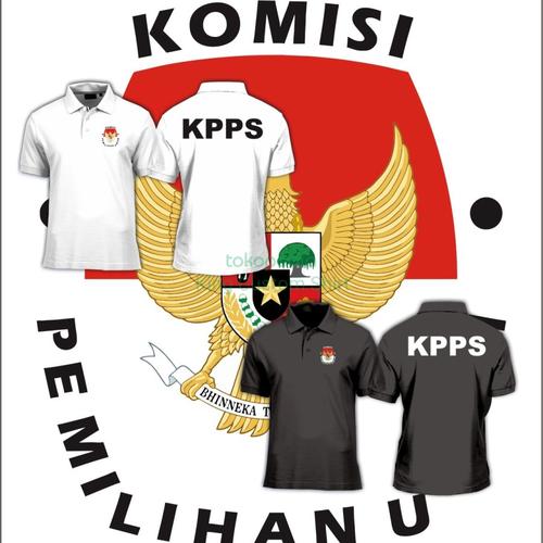 Jual Kaos Polo Baju Kerah KPPS Nama panitia pemungutan suara pemilu KPU ...