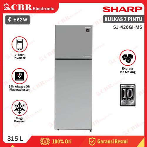 Jual Kulkas SHARP 2 Pintu SJ-426GI-MS (Inverter) 315 L - Kota Batam - CBR Elektronik Batam ...