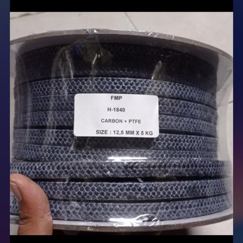 Jual Gland Packing Carbon Graphite PTFE tebel 8mm x 1 Roll - Jakarta ...