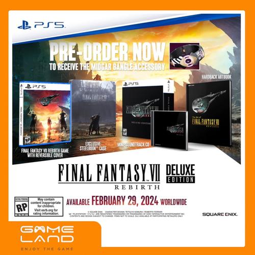 Promo Final Fantasy VII Rebirth deluxe Limited Edition - PS5 Cicil 0% ...