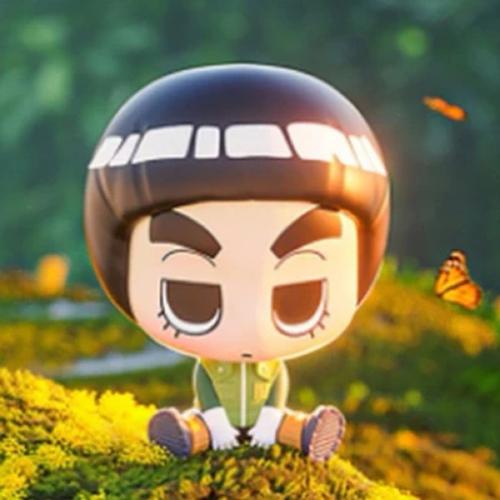 Jual Naruto Siting Series Miniso Blind Box Figure - ROCK LEE - Jakarta ...