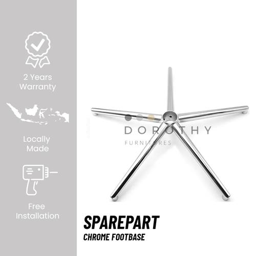 Jual Kaki Kursi Kantor Besi Spider Chrome Ukuran 320 Bergaransi PROMO ...