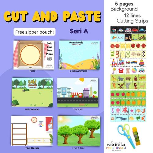 Jual PAKET CUT AND PASTE (Menggunting & Menempel) Seri A - Lengkap ...