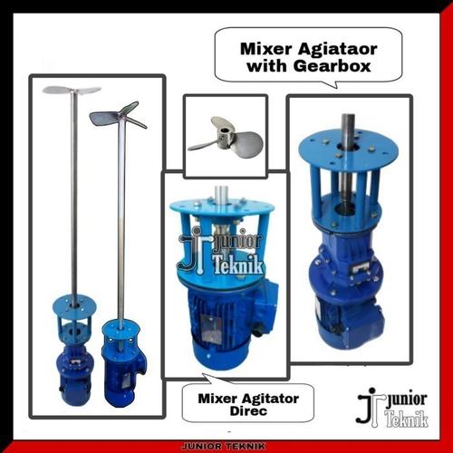 Jual Agitator Mixer Kimia Stainless 0.75kw/ 1Hp 3 Phase 2 Pole With ...