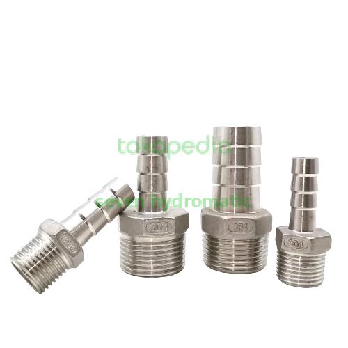 Jual HOSE NEPEL DRAT 1/2" INCH STAINLESS STEEL SS304 / NEPEL SELANG SS304 - Jakarta Barat ...