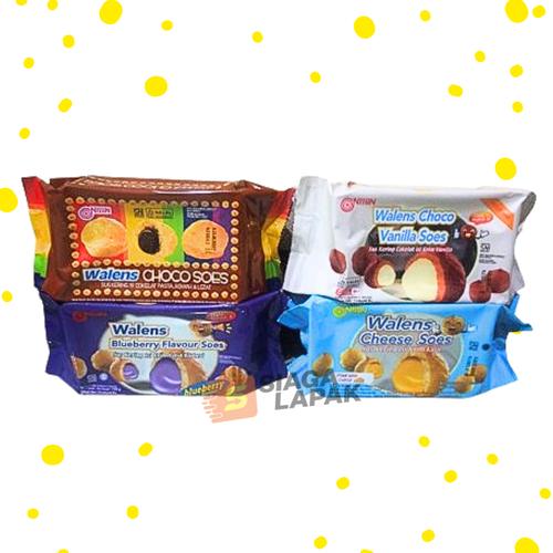 Jual Walens Soes Nissin 100gr All Varian Rasa Keju Bluberi Coklat ...