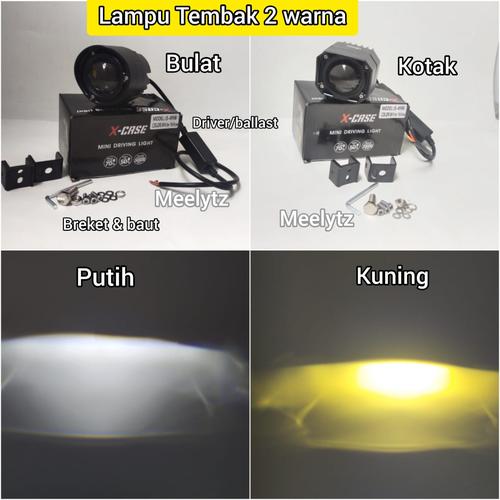 Jual Lampu Tembak Biled Matrix 2 warna Putih Kuning high low full ...