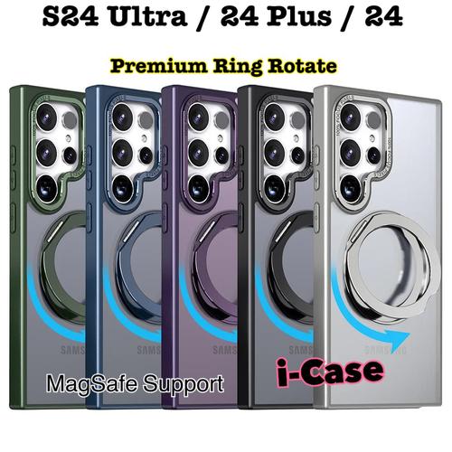 Jual Samsung S24 / S24 Plus / S24 Ultra Premium Magnetic Ring Rotate ...
