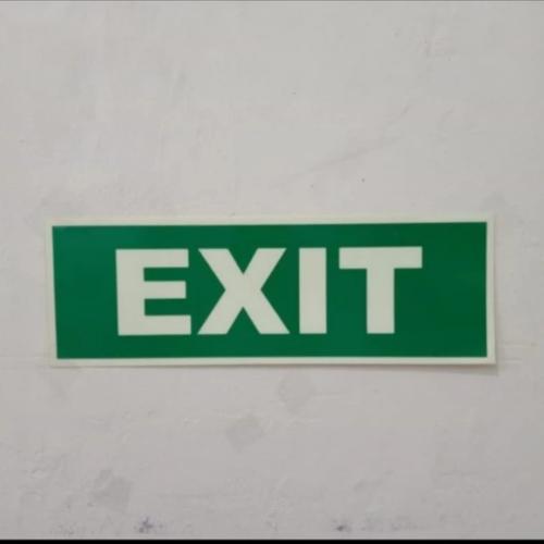 Jual STICKER SIGN EXIT K3 RAMBU SAFETY REFLEKTIF - Kota Medan - Angella Sticker | Tokopedia