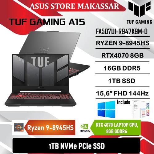 Promo ASUS TUF GAMING A15 FA507UI - R9-8945HS 16GB 1TB RTX4070 8GB W11 ...