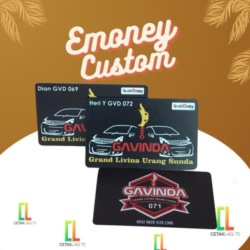 Jual eMoney mandiri, Custom Emoney, Emoney custom desain suka suka anda ...
