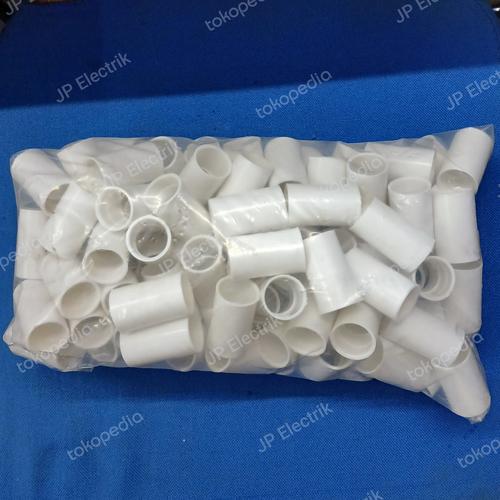 Jual Sok Pipa Conduit 20mm Putih / Sock Pipa Conduit 20mm Putih Polos ...
