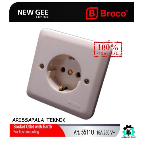 Jual BROCO Stop Kontak IB Tanam / Stop Kontak Broco Stop Kontak Inbow ...