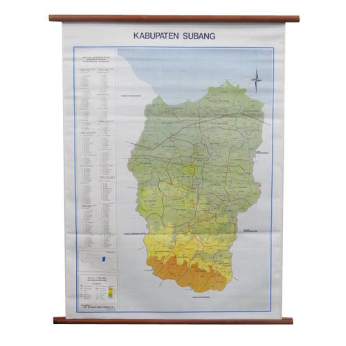 Jual Peta Kabupaten Subang (Bingkai) - Kab. Bekasi - fathinaadia ...