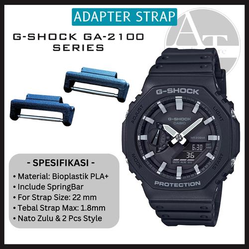 Jual Adapter Strap Casio G-Shock GA2100 GA-2100 Nato Zulu MN Strap 22mm ...