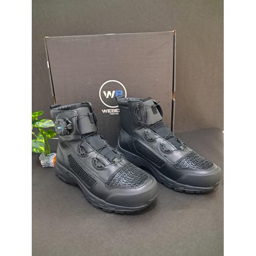 Jual Sepatu PDL Pendek Tali Putar Merk WEBEST Midtrax Libra Doff Kilap ...