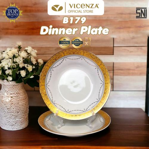 Promo Vicenza Piring Makan 9 inch B179 (6 pcs) - padi - Jakarta Utara ...