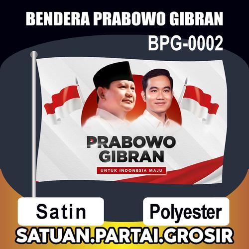 Jual Bendera Mf Gibran Prabowo/Bendera Kain Gemoy/Bendera Mf Prabowo Gibran - BPG-0002, 120x150 ...