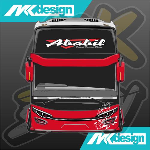 Jual STIKER KACA ATAS BUS STIKER SULUR LAMPU DEPAN BUS - BISA REQUEST ...