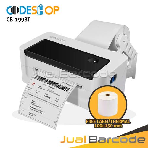 Jual Printer Label Codeshop CB-199BT Cetak Barcode Thermal USB ...