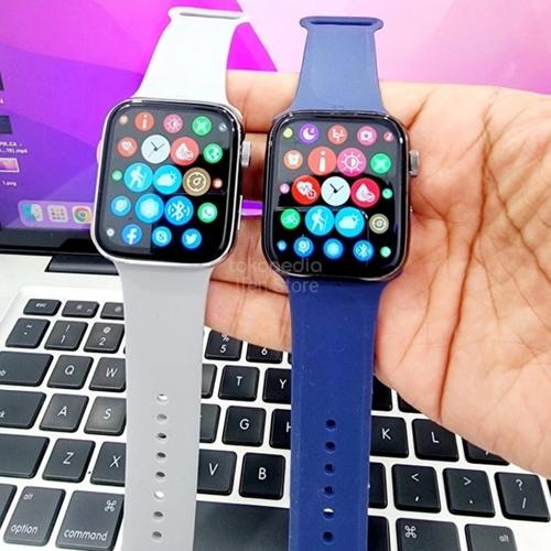 Jual iWatch i8 S8 Ultra Pro Smartwatch Fullscreen Stainlis Elegant ...
