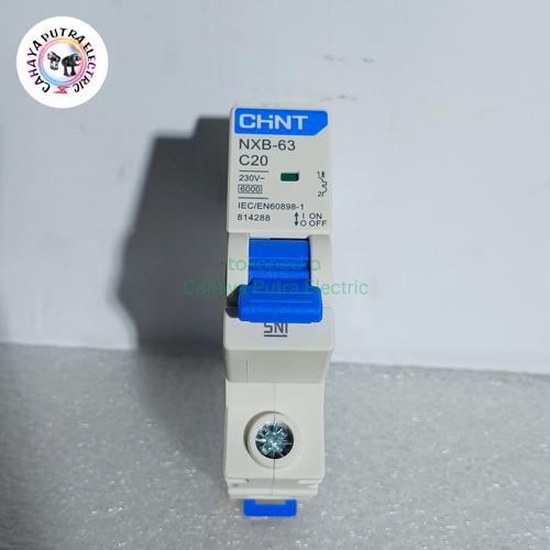 Jual Mcb Chint 1 phase 20 ampere /20A - Kab. Sleman - Cahaya Putra Electric | Tokopedia