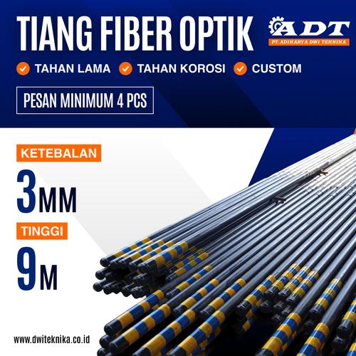 Jual Tiang Fiber Optik, Telkom, dan Telepon Berkualitas [3mm - 9 meter ...
