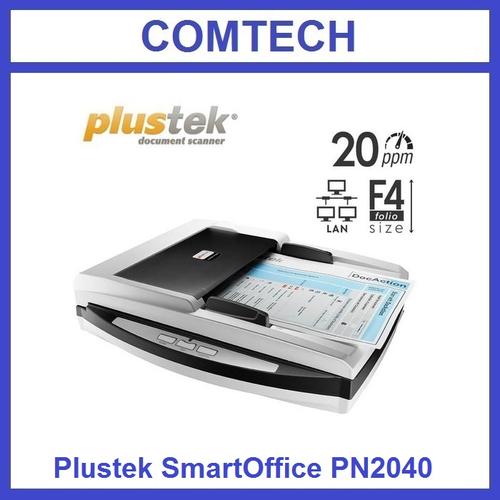Jual Plustek PN2040 Scanner ADF Network Dokumen Kertas F4 Folio A4 ...