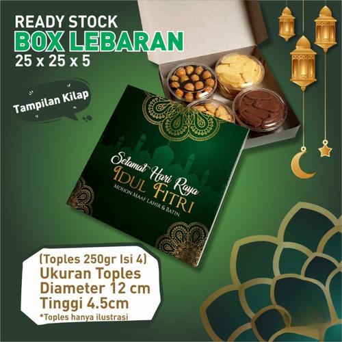 Jual Box Lebaran 25 x 25 x 5cm box kotak edisi idul fitri - Jakarta ...