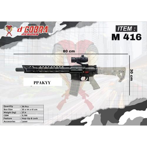 Promo Mainan senapan M416 mainan tembakan peluru biji plastik - Kota ...