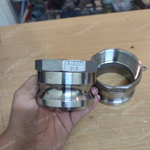 Jual Camlock Type A 300 Stainless Ss316 / 3" inch Camlock Tipe A ...