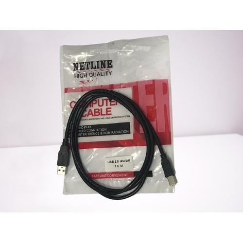 Jual Netline Kabel Printer USB - 1,5 Meter HITAM - 1meter - Kota ...