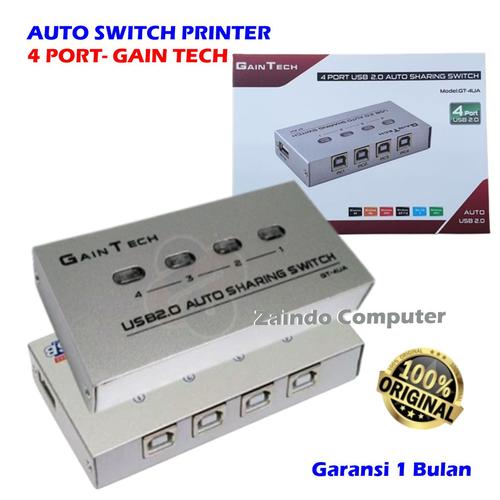 Promo USB SHARING SWITCH PRINTER 4 PORT AUTO SWITCH PRINTER 4 PORT GAIN ...