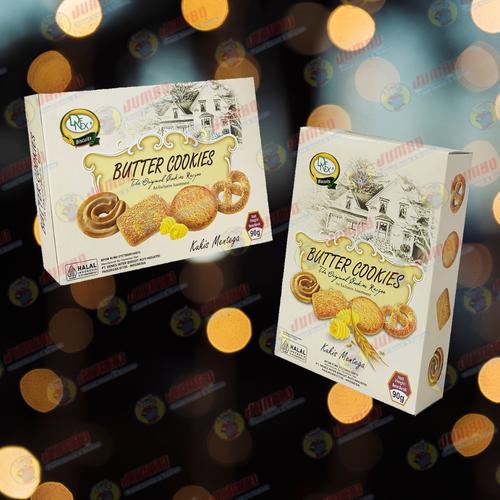 Jual Denex Butter Cookies Box 90Gr / Denex Biskuit Mentega Box 90 Gr ...