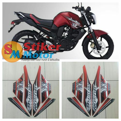Jual sticker striping motor yamaha byson 2012 merah - Kab. Bogor ...