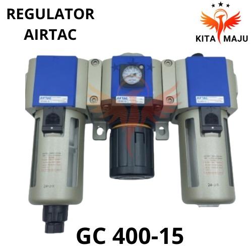 Jual REGULATOR SET LUBRICATOR 1/2" INCH GC400-15 AIRTAC Made in Taiwan - Jakarta Barat ...