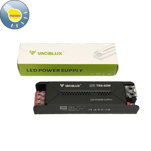 Jual LED Power Supply VACOLUX TRS-60W DC 12V 5A Ballast Trafo Adaptor ...