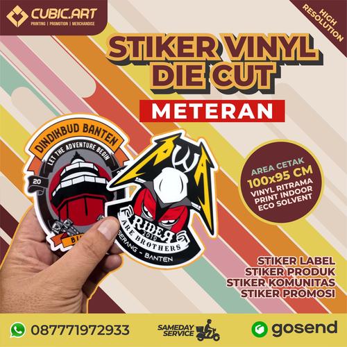 Jual Stiker Vinyl Die Cut Meteran - Laminasi Doff - Kota Serang - Cubic ...