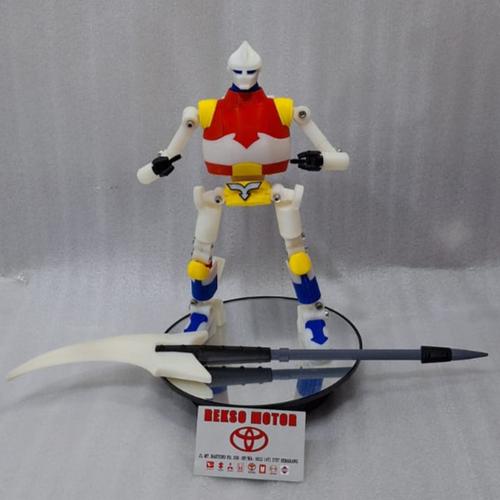 Jual 3D Print Action Figure Articulated Jet Jaguar Godzilla Singular ...