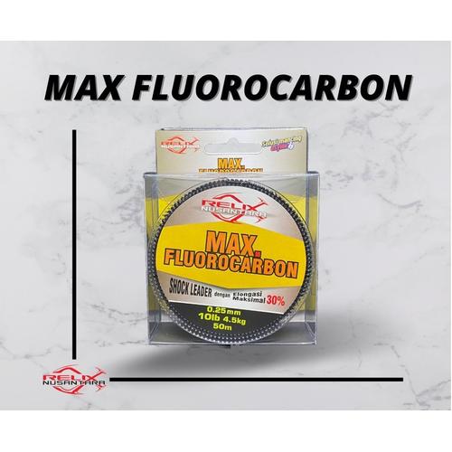 Jual Senar Leader Max Fluorocarbon 50m Leader Flourocarbon Relix ...