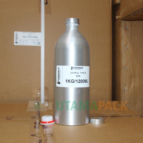 Jual Botol Kaleng aluminium Bibit Parfum Baru ukuran 1 Kg ( 1200 ml ...