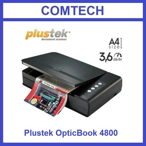 Jual Plustek Opticbook 4800 Scanner Buku Dokumen Kertas A4 Kuarto ...