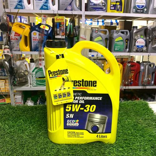 Jual PRESTONE | SYNTHETIC MOTOR OIL 5W - 30 (4L) - OLI MOBIL - Kab ...