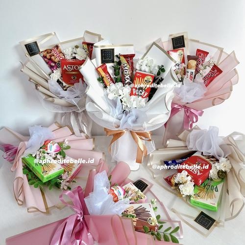 Jual Buket Snack MURAH Premium / Hadiah Buket Snack Wisuda / Hari Guru ...