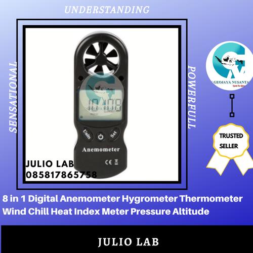 Jual 8 in 1 Digital Anemometer Hygrometer Thermometer Wind Chill Heat ...