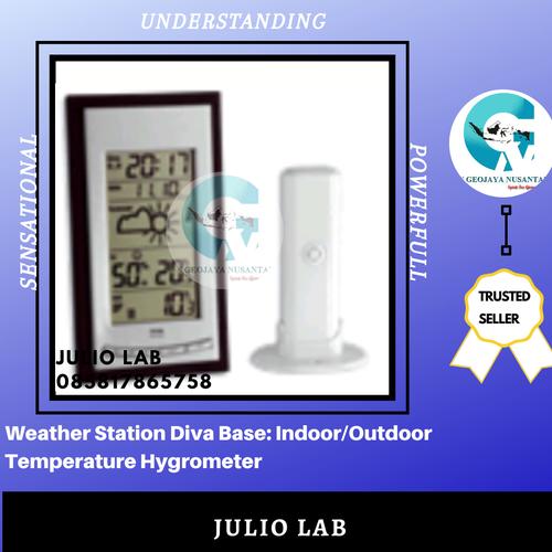 Jual Weather Station Diva Base: Indoor/Outdoor Temperature Hygrometer ...
